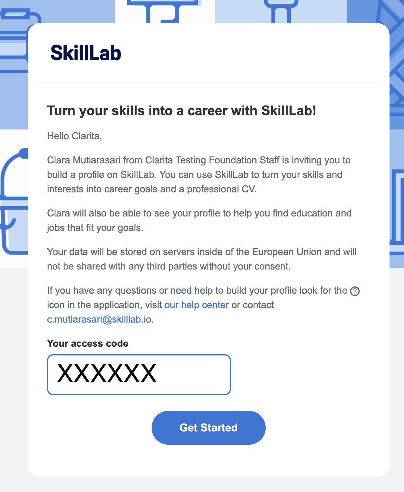 Accessing SkillLab and Creating a New Account – Help Center